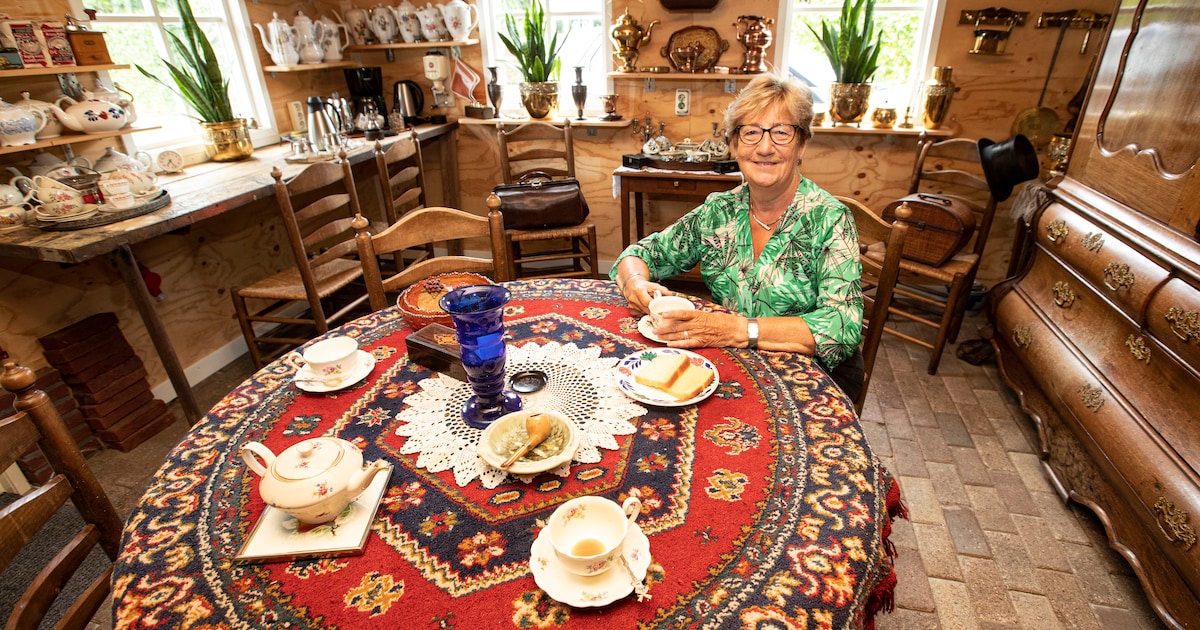 Gerrie (75) intens gelukkig in haar huiskamerschuur vol herinneringen ...