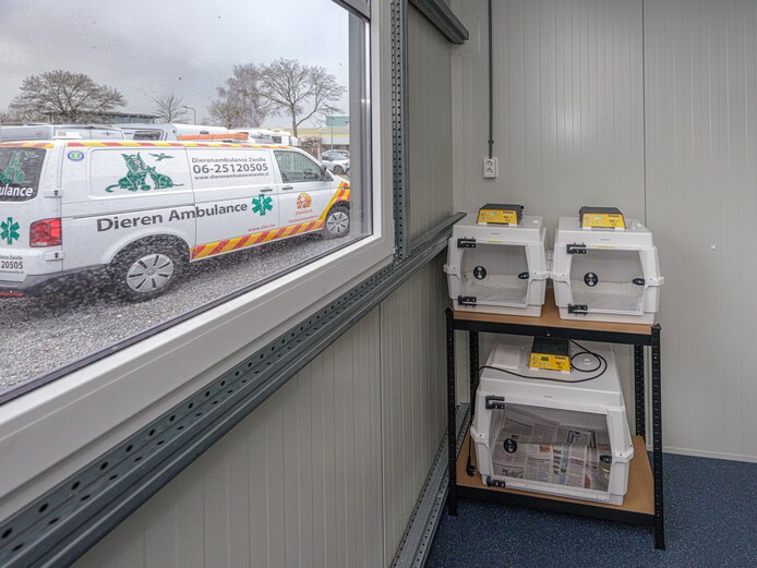 Dierenambulance Zwolle blij met nieuwe wildopvang: ‘Het gebouw was op ...