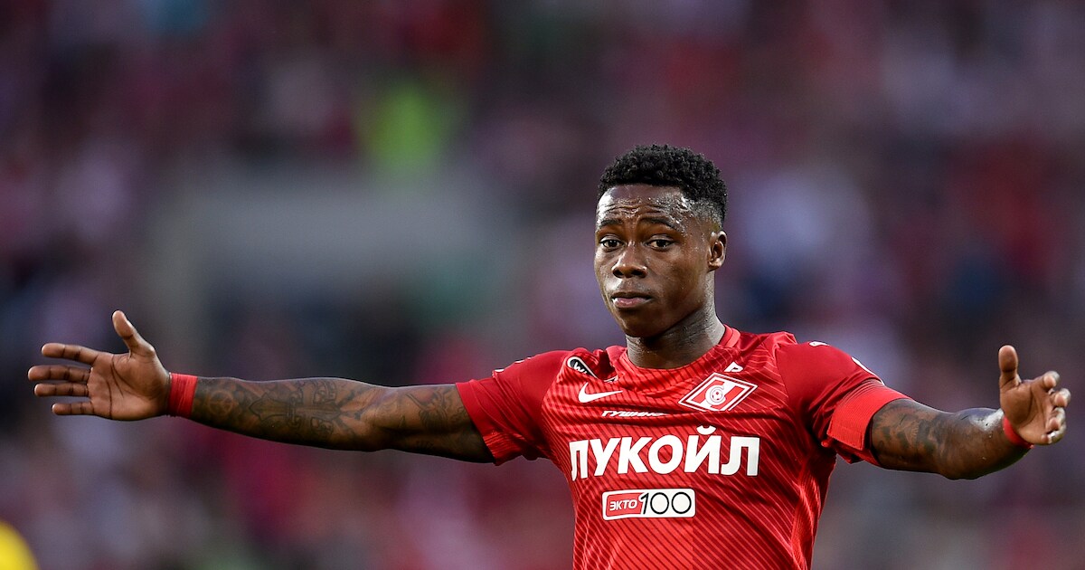 Quincy Promes wederom uitgeroepen tot beste speler in Rusland | Sport ...