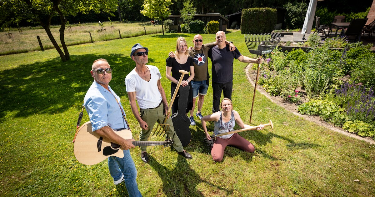 Honderden bezoekers in je tuin? Laurens heeft er geen moeite mee en ...