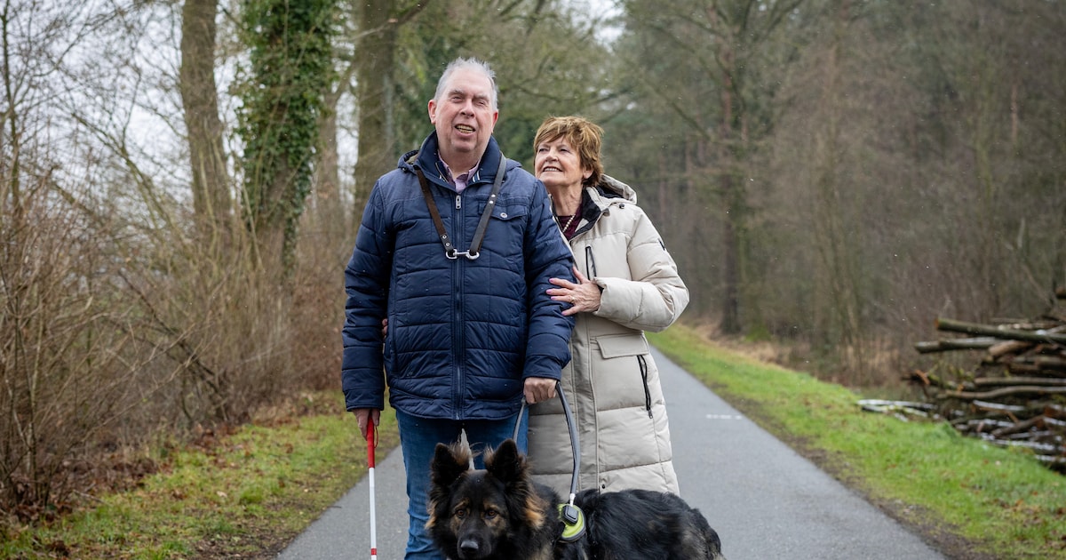 Richard (71) werd van het ene op het andere moment blind: 'Ineens ging ...