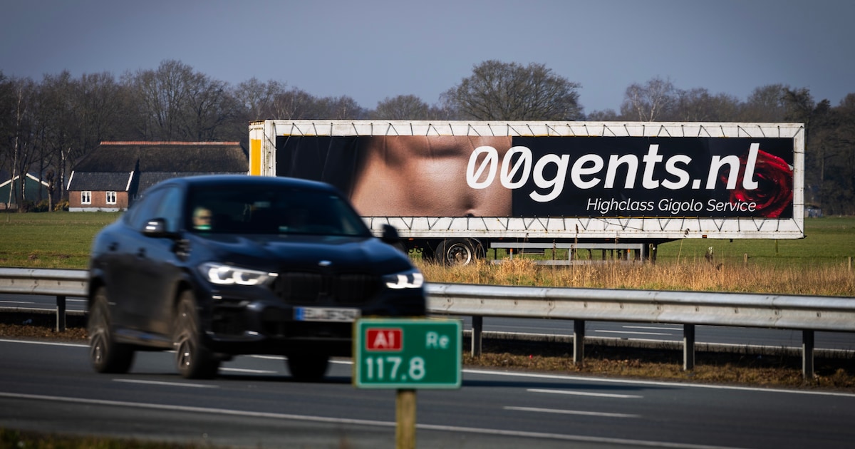 Reclame op je eigen weiland langs de A1 of N36 een leuke bijverdienste ...