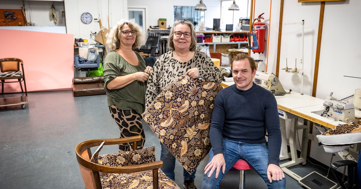 Treesje, Ine en Stefan uit Oldenzaal stofferen van alles, van ...