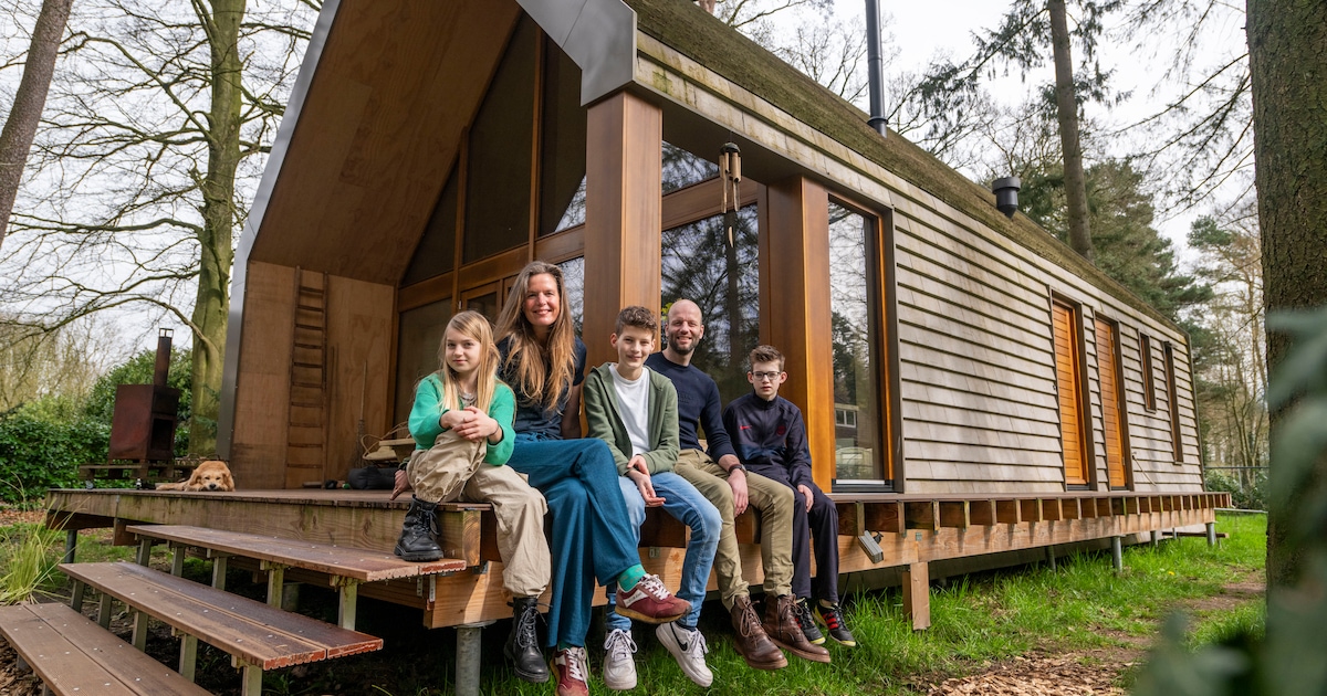 Bouwen zonder beton: Sander en Anneke wonen in hun houten droomhuis op ...