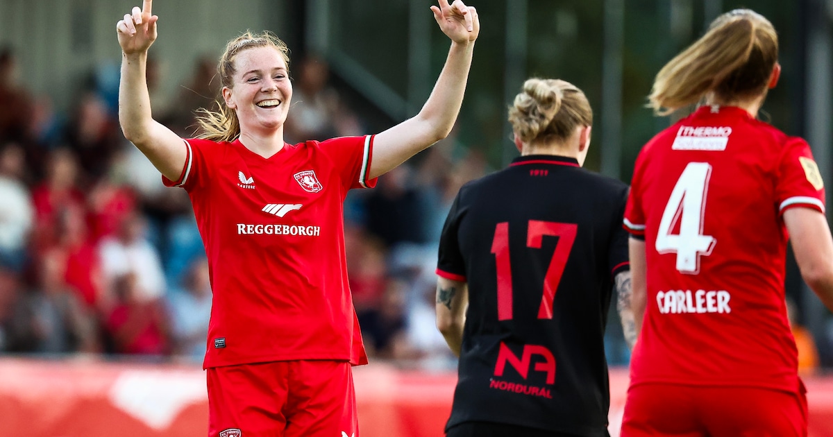 Kersverse landskampioen FC Twente Vrouwen naar finale Eredivisie Cup na spectaculaire zege op FC ...