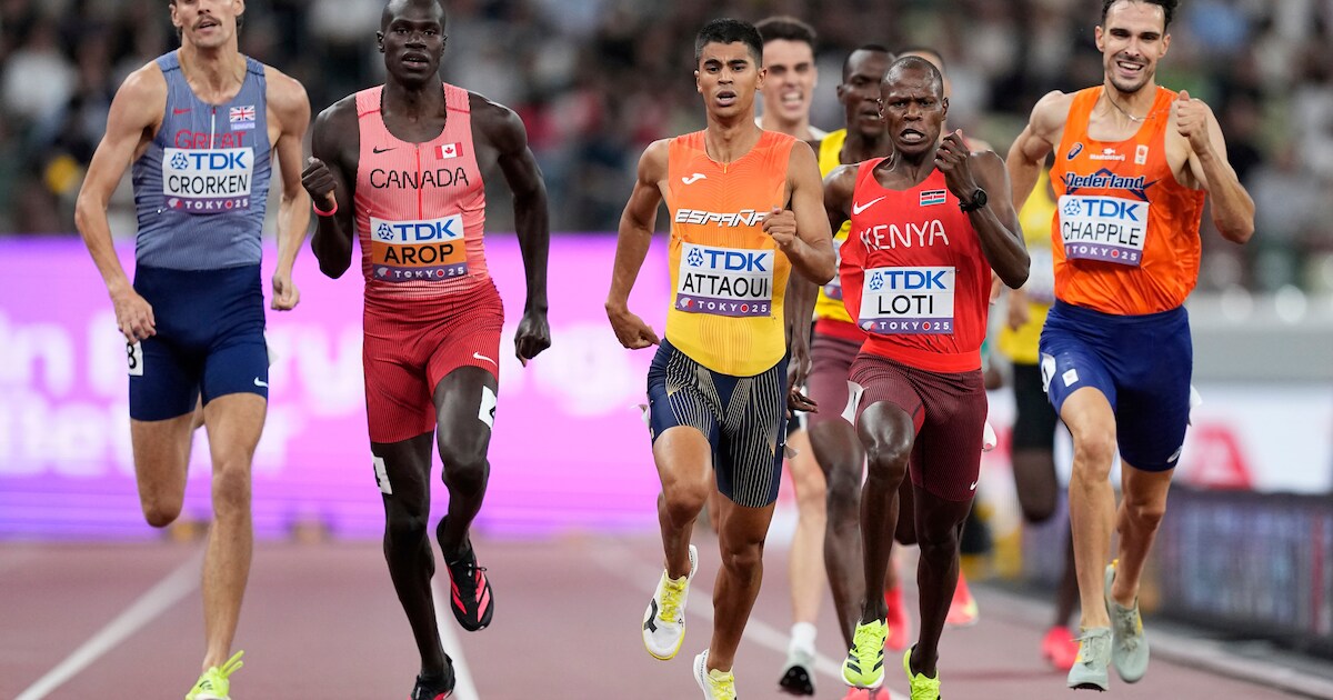LIVE WK atletiek | Tegenvaller op 800 meter Samuel Chapple en Ryan ...