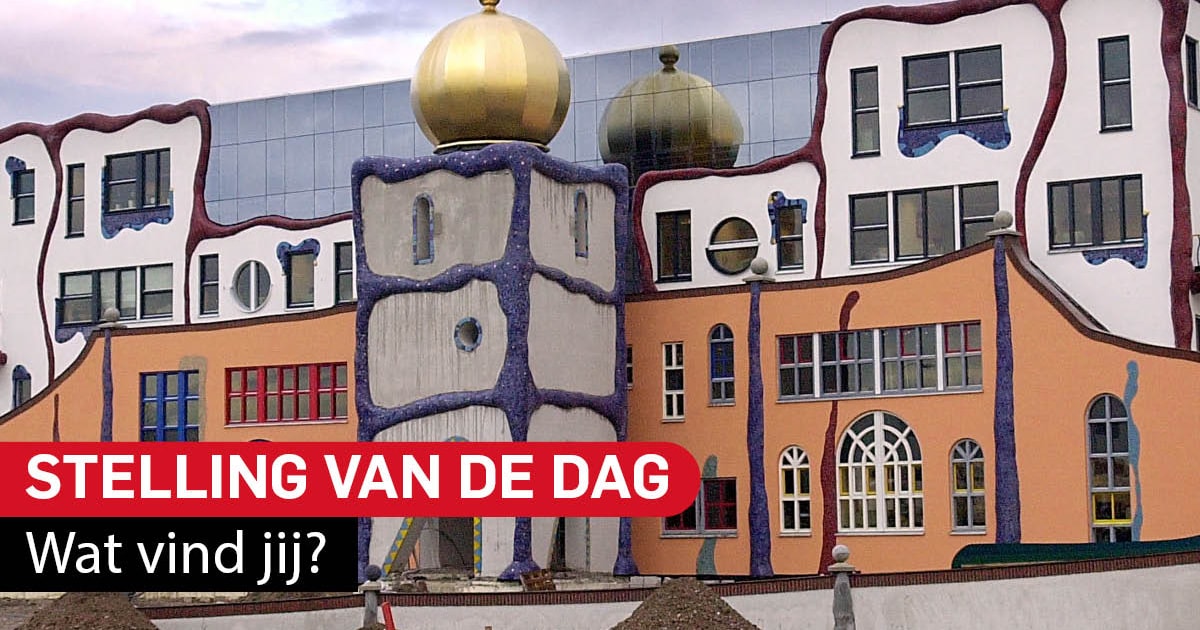 Stelling | Het is zonde om een iconisch gebouw zoals het Hundertwasser ...