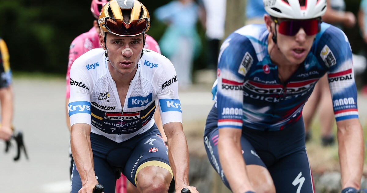 Einde aan lijdensweg voor geëmotioneerde Remco Evenepoel: Belg stapt af ...