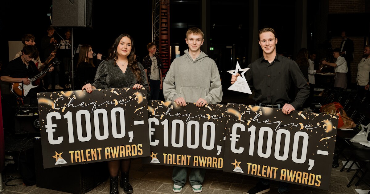 Max, Duncan en Jill in hun sas met ‘Talent Awards’ | Regio | Tubantia.nl
