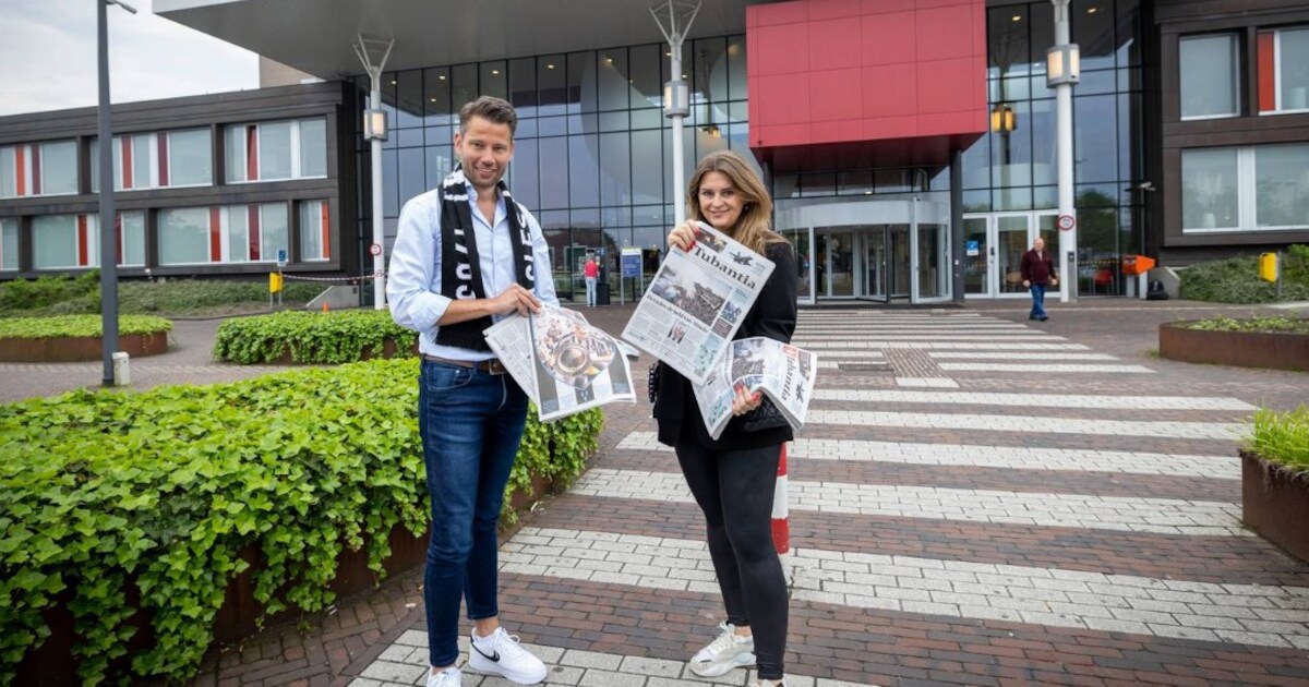 Met een voetbalsjaal om de stad in: kan dat wel als hoofdredacteur? | Opinie | tubantia.nl