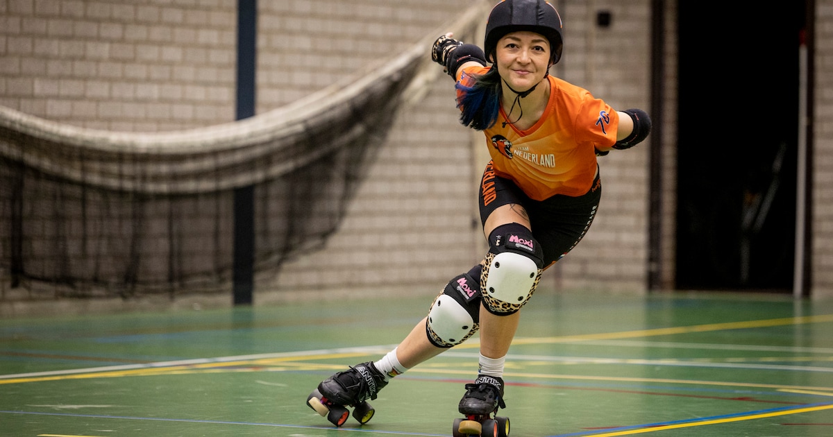 Op rolschaatsen tegenstanders ontwijken: Hengelose Tamarah (32) kan wel ...