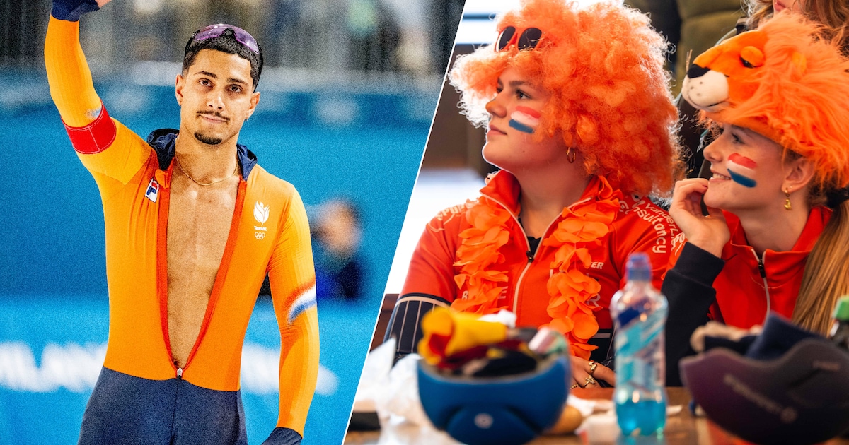 Sebas Diniz (24) opent sterk maar mist net het podium op de 500 meter ...