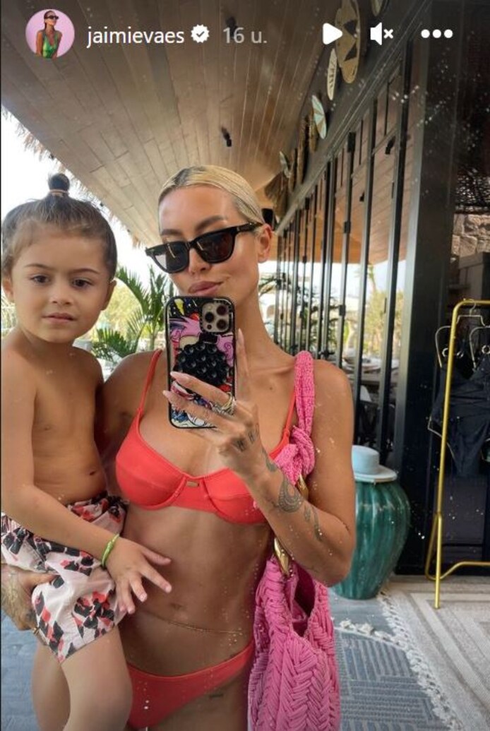 Lil Kleine en Jaimie Vaes op vakantie in Dubai: ‘Voor zoon Lío’ | Show | tubantia.nl