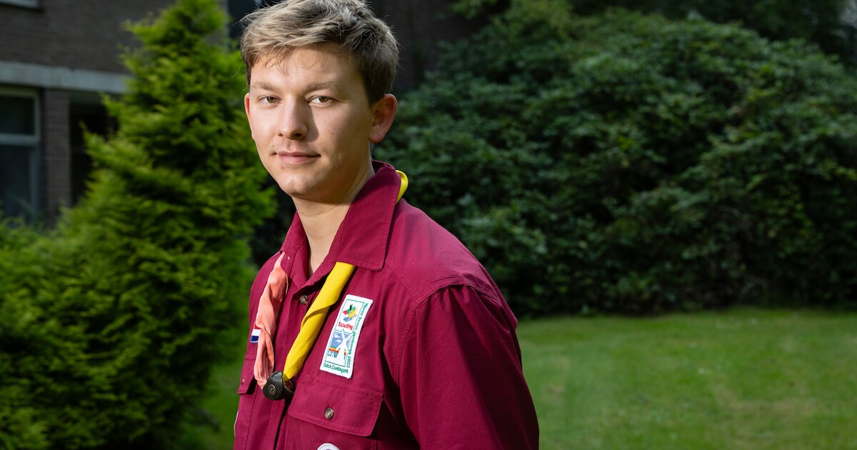 Dirk (23) uit Enschede hijst vlag voor het oog van heel Nederland: 'Ik ...