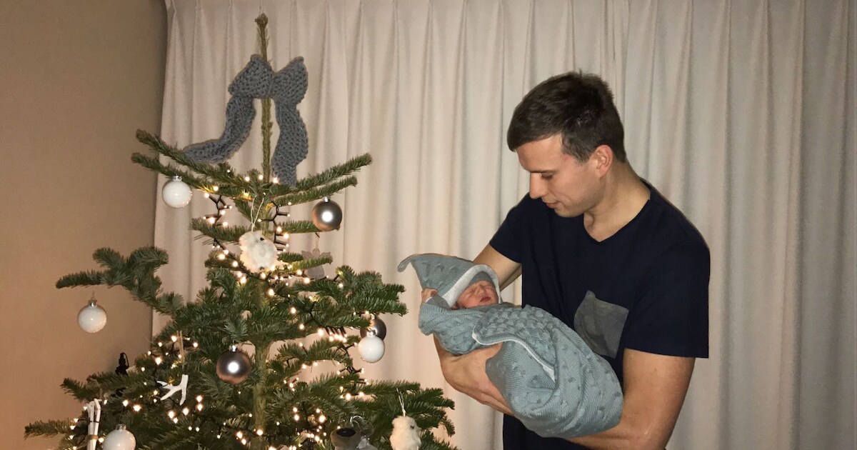 Remco uit Rijssen werd vader: ‘Zei nog: als ’t maar geen kerstbaby ...