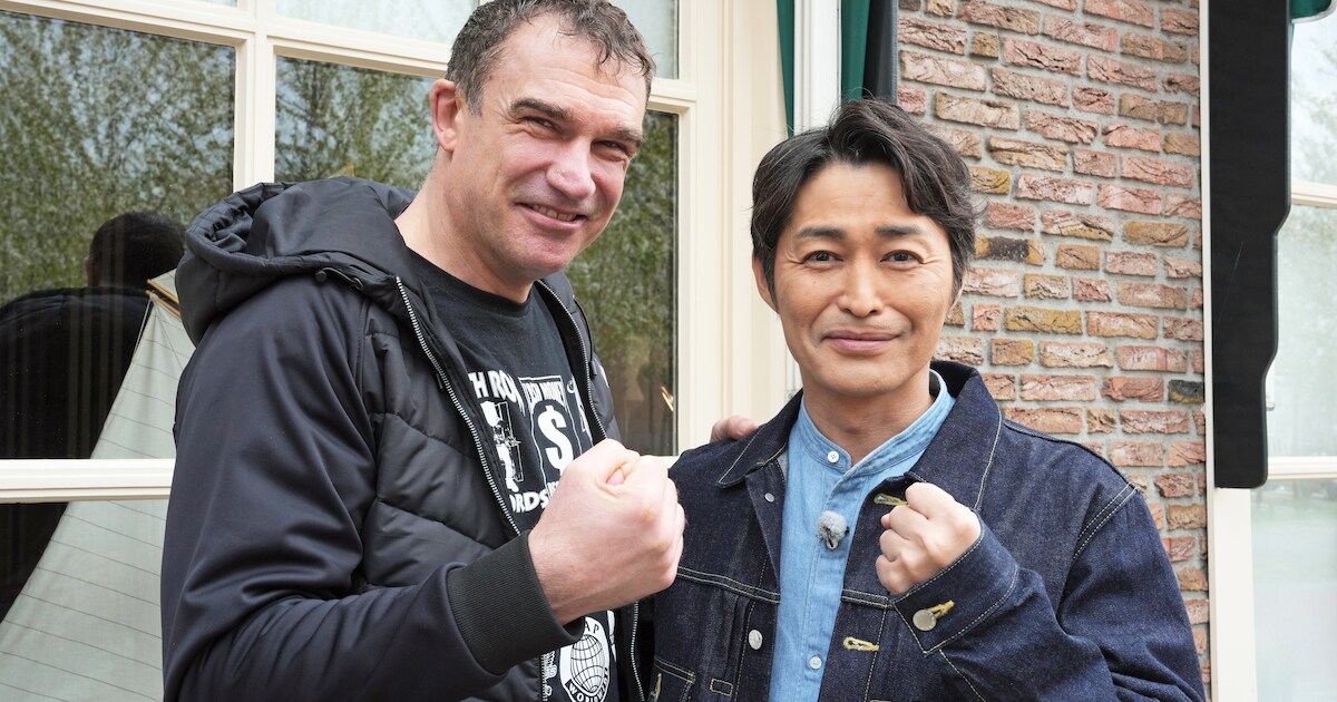 Japanse acteur in katzwijm na plotselinge ontmoeting met idool in ...