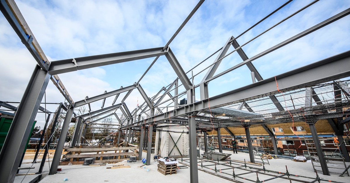 Huis van Borne krijgt vorm met grote stalen constructies en ‘Lego ...