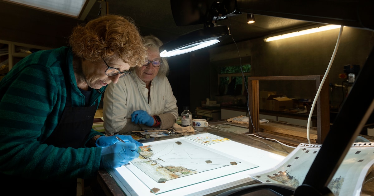 Betty restaureert eeuwenoud glaspanorama uit Singraven: ‘Altijd ...