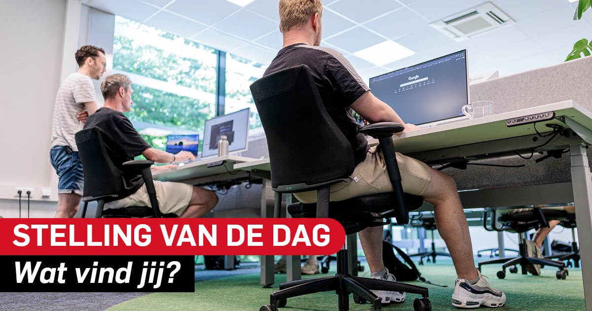 Stelling | Een korte broek aan naar kantoor moet kunnen | Enschede ...
