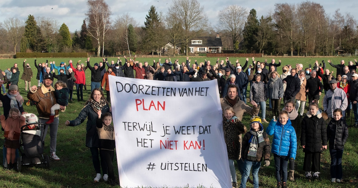 Laatste protest tegen omstreden nieuwbouw in Twello-Noord: ‘Echt ...