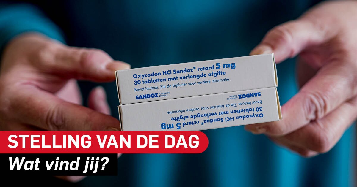 Stelling | Het is goed dat artsen minder vaak zware pijnstillers ...