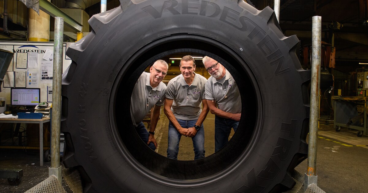 Richard, Ronny en Charles werken samen 113 jaar bij Vredestein: ‘Je ...