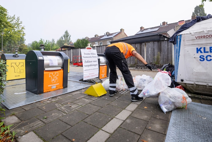 Borne is tevreden over nieuwe manier van ophalen plasticafval (maar ...