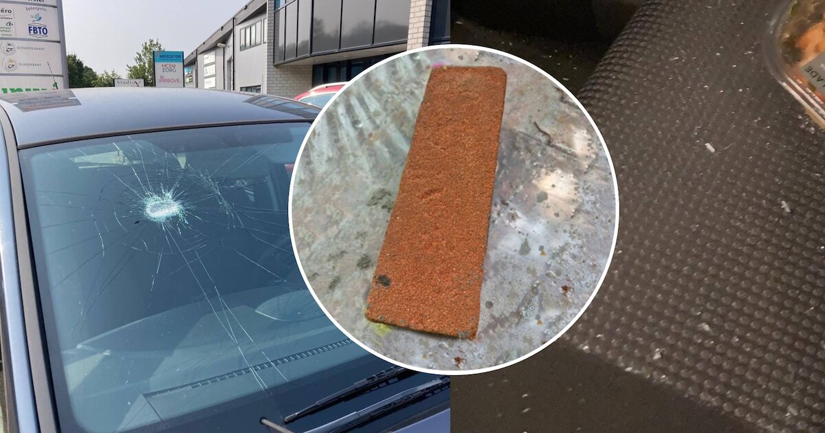 Een harde klap, waarna de auto bezaaid ligt met glassplinters: ‘Dit is ...