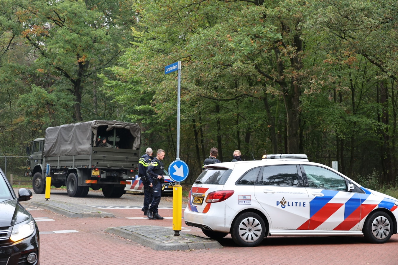 Gebied rond PI Vught korte tijd afgezet en streng bewaakt vanwege ...