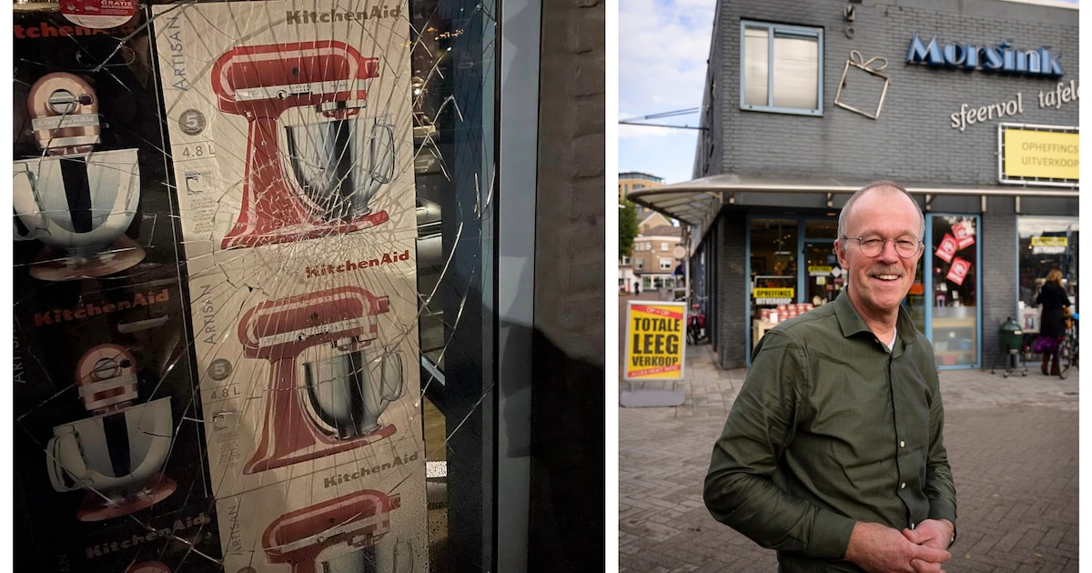 Mislukte snelkraak bij Morsink in Hengelo, maar eigenaar baalt flink ...