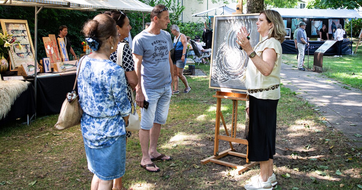 In Beeld | Kunst uit heel de regio krijgt een plek in het park op de ...