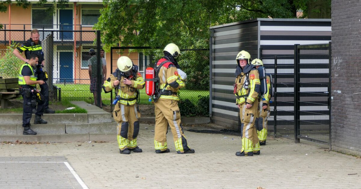 Buurtbewoners grijpen snel in en voorkomen erger bij brand in Enschede ...