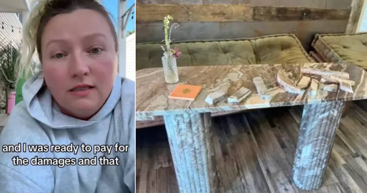 Dochtertje (3) breekt per ongeluk tafel in ijssalon: ‘Ik mocht niet ...