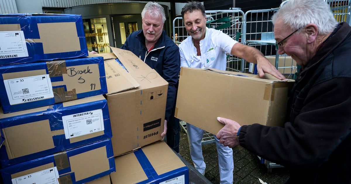 Een nieuwe en verre bestemming voor ziekenhuiskleding van MST: 'Zonde ...