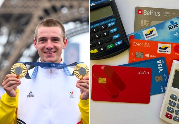 Postbode pikt pinpas olympisch kampioen Remco Evenepoel en haalt 9000 ...