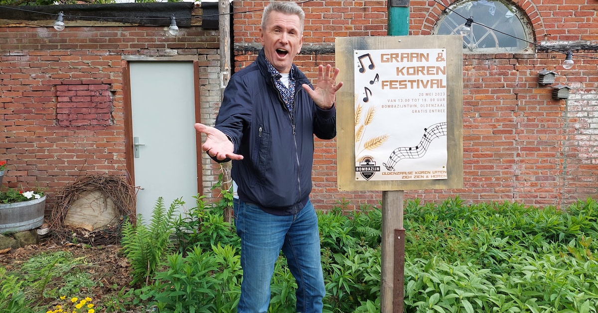 Met een korenfestival in de Stadstuinen wil Rob Peters alsnog het echte ...