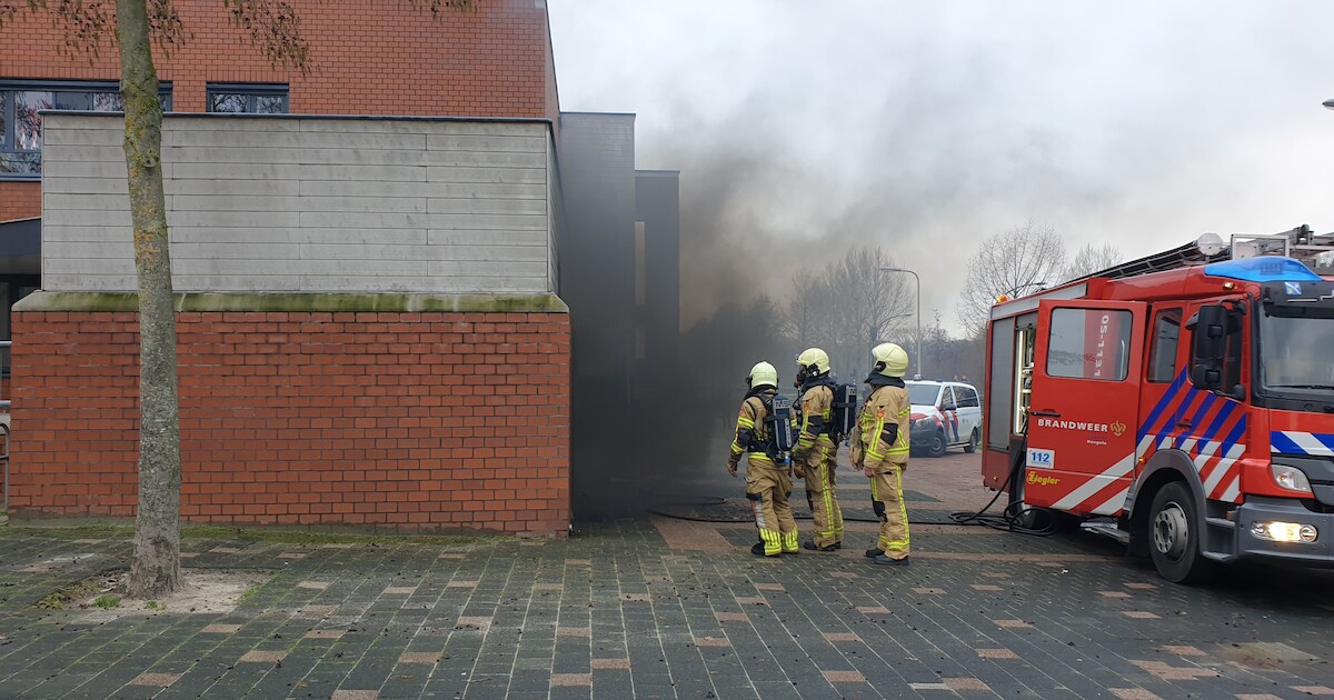 Brand in bijgebouw naast daltonschool De Rank in Hengelo | Hengelo ...