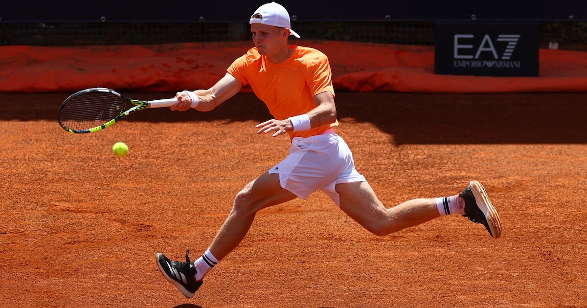 Jesper de Jong boekt knappe zege in Rome en stuit op nummer één van de ...