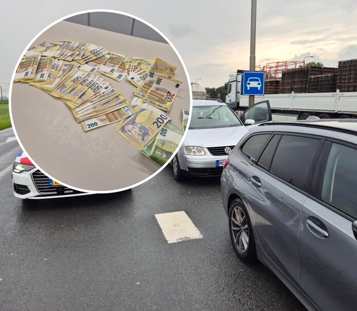 Politie plukt Duitse boef van snelweg en vindt tienduizenden euro’s ...