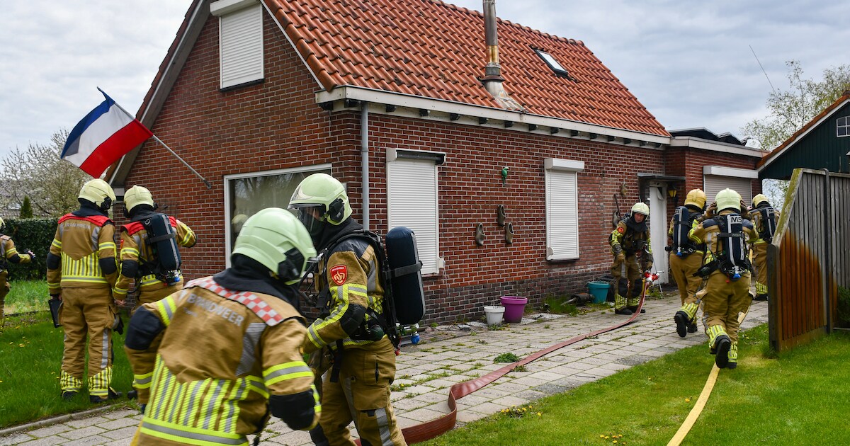 Brand in woning Vroomshoop snel geblust | Twenterand | Tubantia.nl