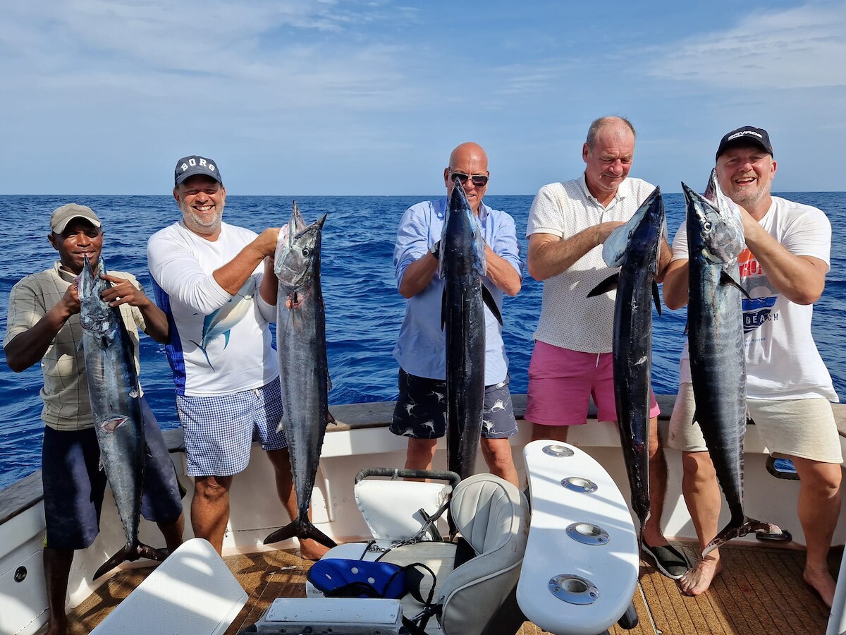 Uren bezig om vis van 550 kilo aan boord te tillen, dan breekt de lijn ...