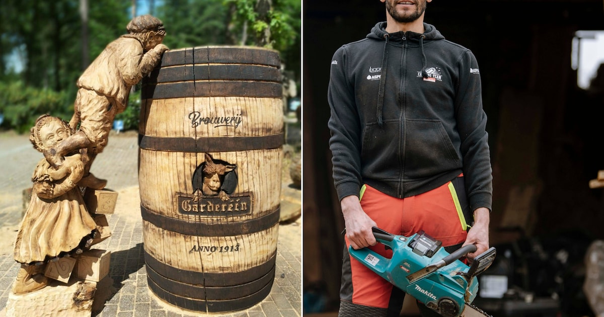 Sander Boom maakt de mooiste figuren van stukken hout: ‘Ik ga voor de ...