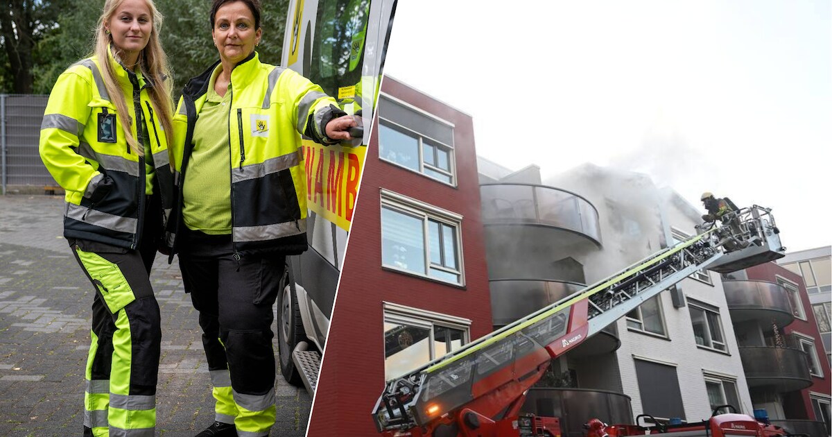 Als er brand uitbreekt in een zorgcomplex in Almelo, moeten Carlijn en ...