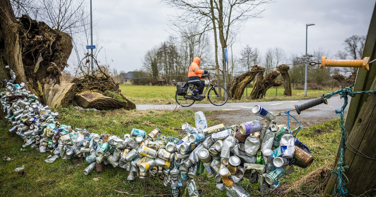 Mysterie: waarom hangen er blikjes in dit Hattemse hek? | Regio ...