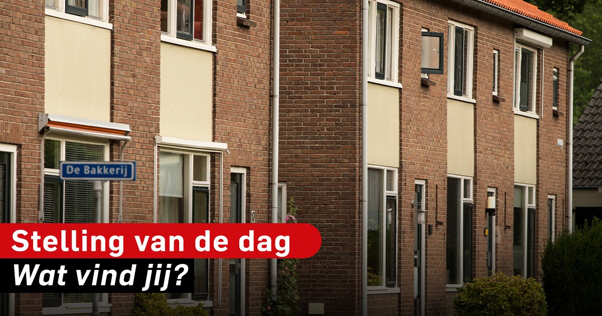 Stelling | We moeten senioren verleiden om in kleiner huurhuis te gaan ...
