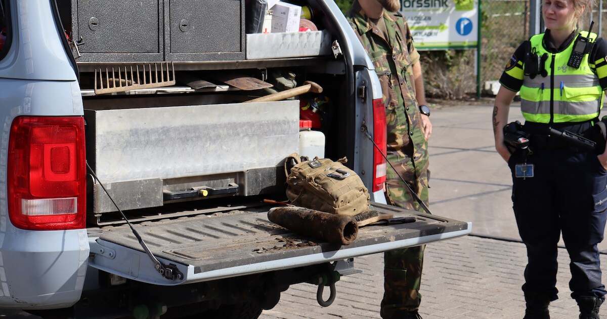 Oude rookgranaat aangetroffen op bouwterrein in Delden | Hof van Twente ...