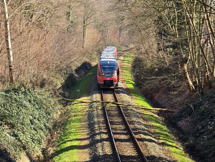 Boom op spoor bij Enschede: voorlopig geen treinverkeer richting Gronau ...