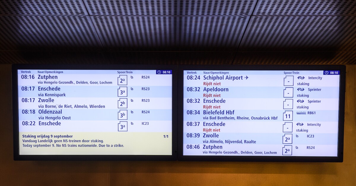 Chaos blijft uit bij staking in het streekvervoer in Twente, slechts een enkeling moet puzzelen ...
