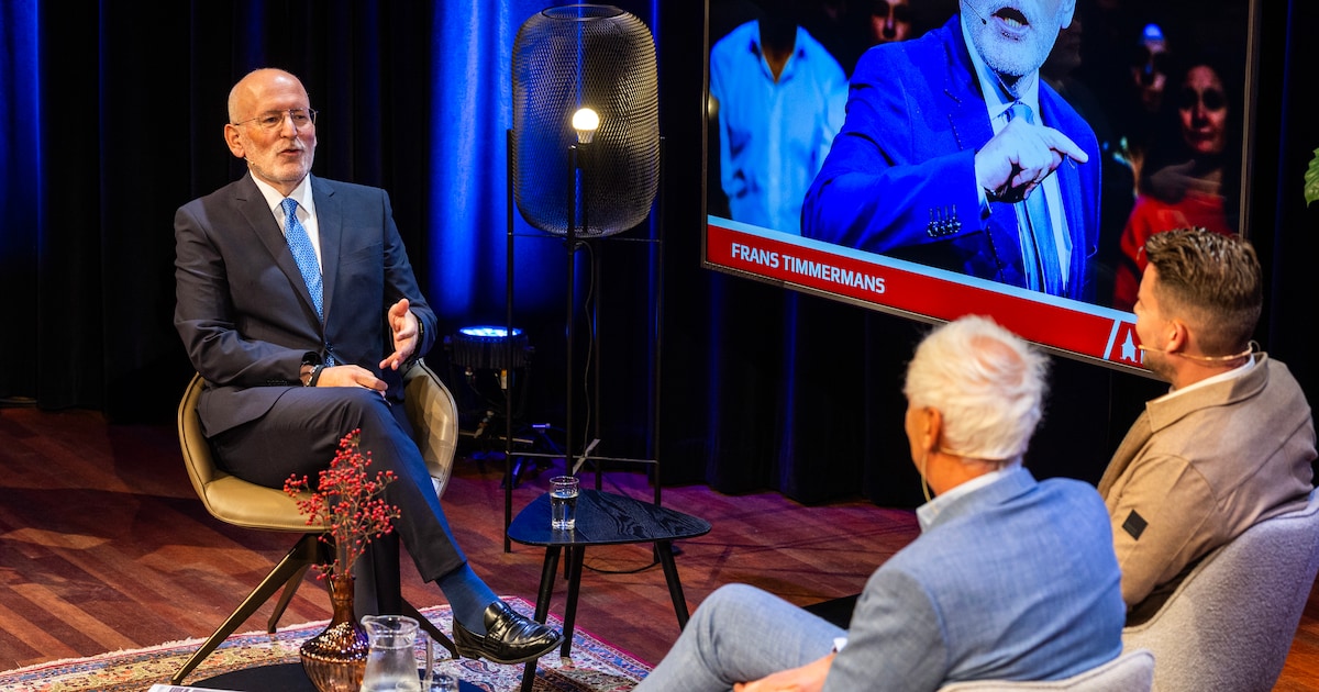 Frans Timmermans (GroenLinks-PvdA) pleit bij bezoek aan Twente voor strenge AI-wetten | Home ...