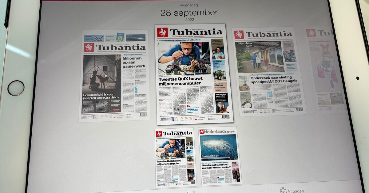 Dit vindt u van een digitale krant: ‘Het draagt bij aan een schoner ...